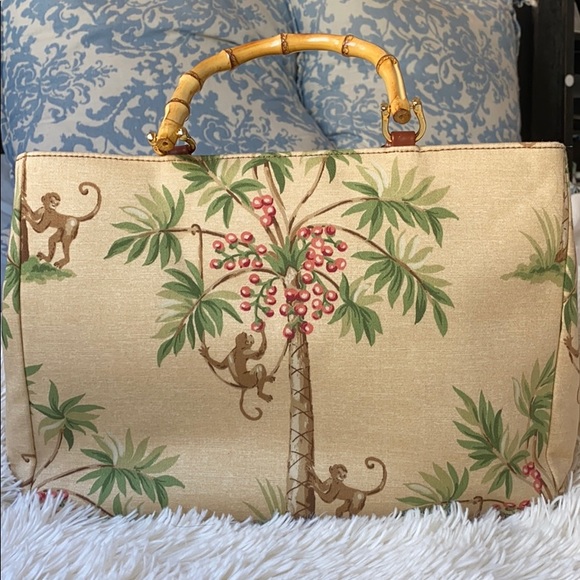 Isabella Fiore | Bags | Isabella Fiore Beaded Monkey Tote | Poshmark